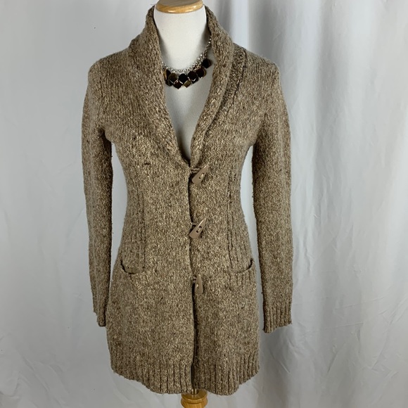 Relativity | Sweaters | Relativity Wool Blend Shawl Collar Long ...